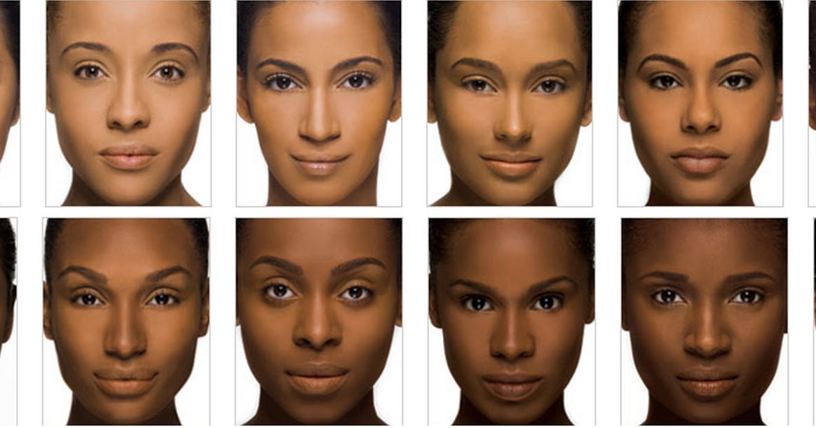 DIFFERENT TYPES DE PEAU NOIRE / METISSEE