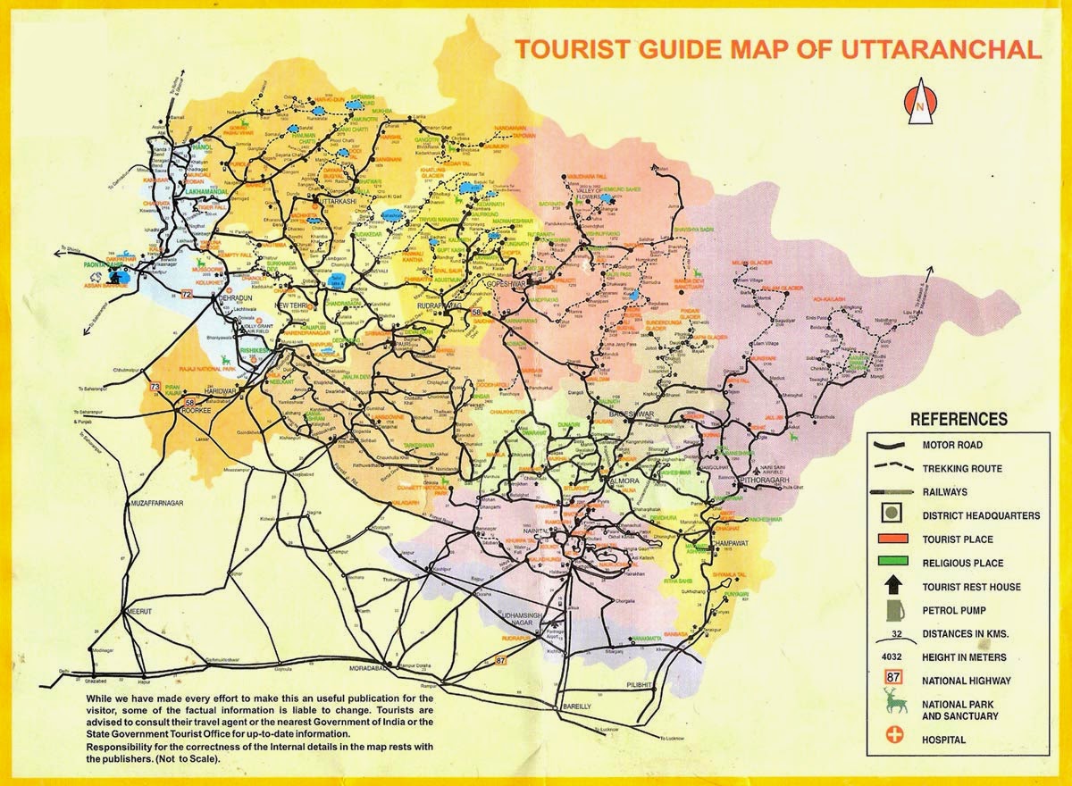VIAJEROS EN INDIA: India MAPS: Mapas turisticos India por Estados (muy ...