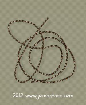 Membuat Gambar Vektor Tali Tambang