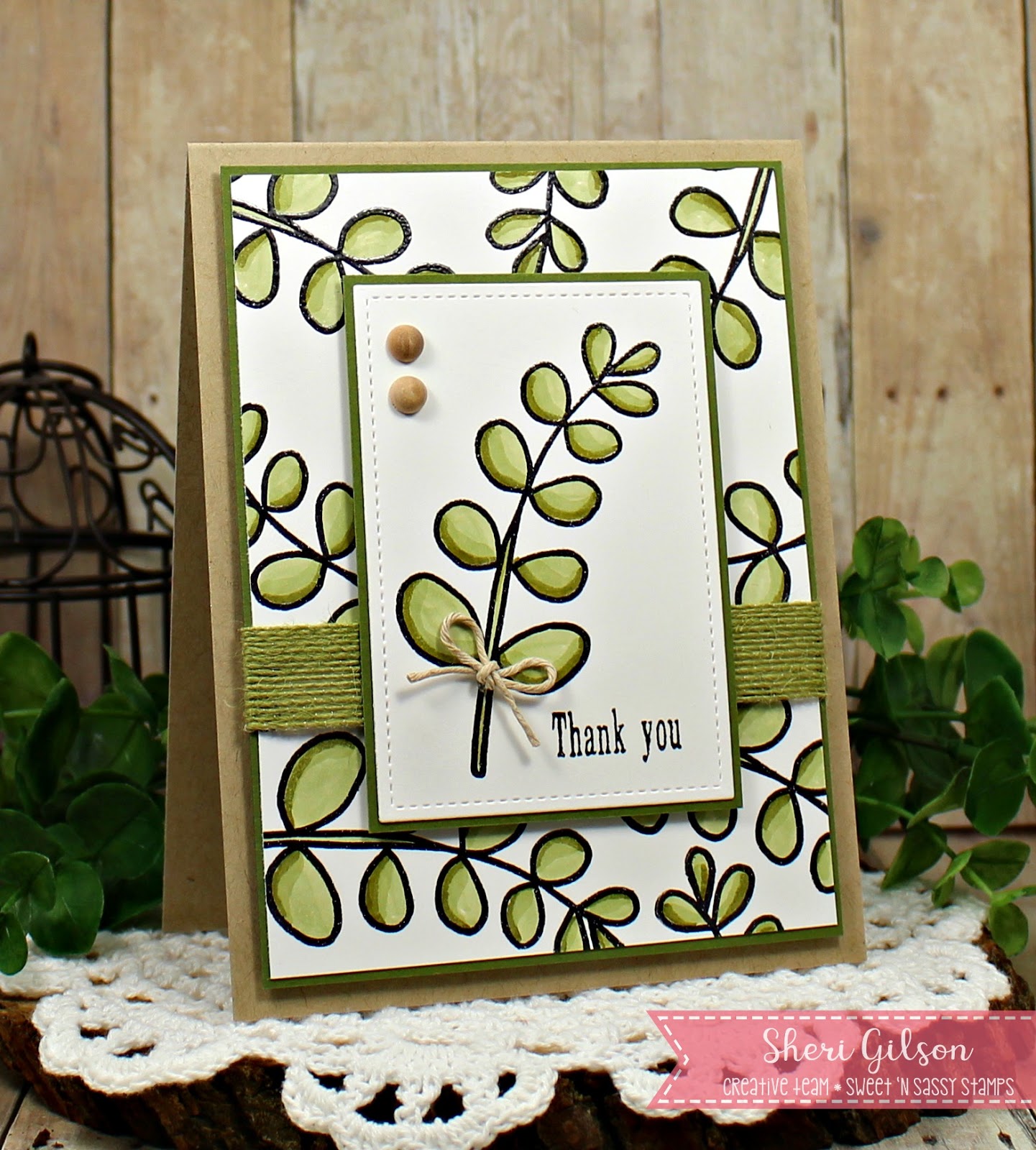 Paper Crafty's Creations : Sweet 'N Sassy Stamps | Thank You