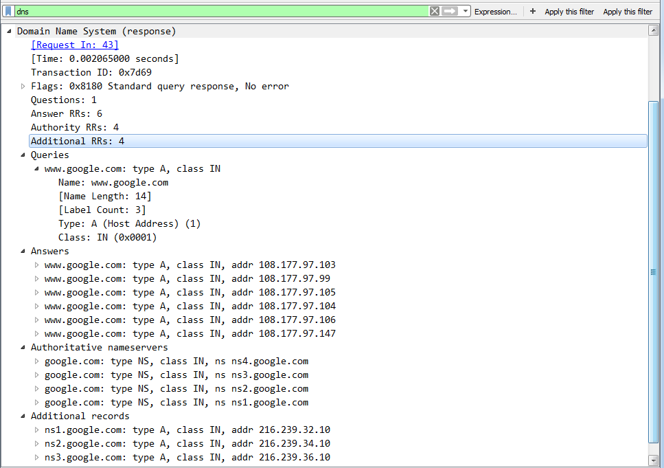java4maniacs: DNS Message Format