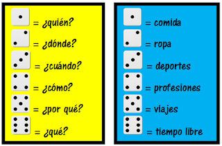 LACLASEDEELE: DADOMANÍA: JUGANDO CON DADOS EN LA CLASE DE ESPAÑOL