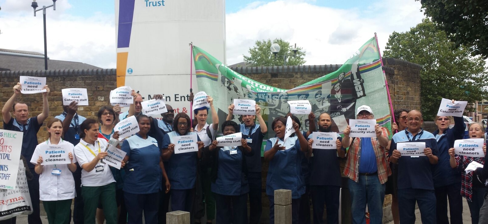 John Burgess: Update from UNISON Homerton Hospital members:ISS news