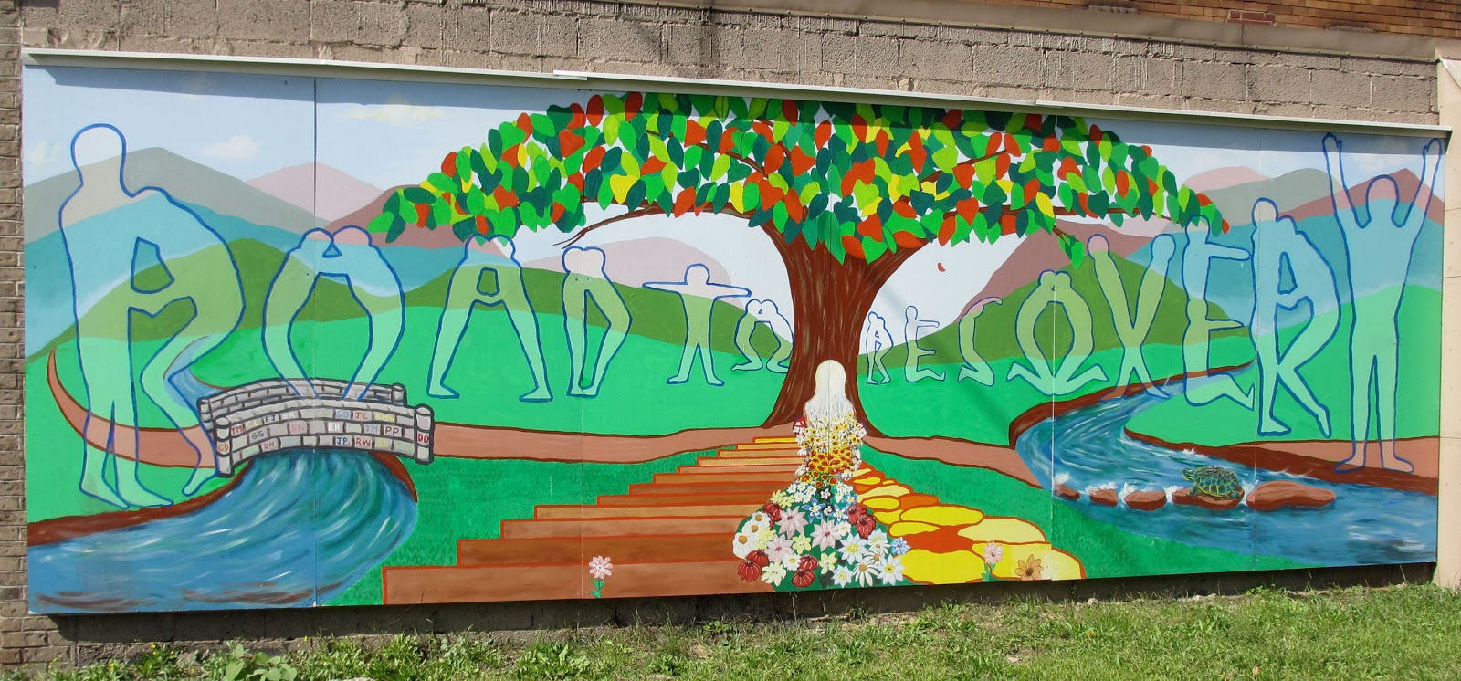 Pittsburgh Murals and Public Art: Road to Recovery by multiple artists