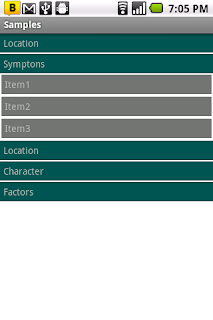 Android-PureMVC-OrmLite: Android Simple Accordion or Collapse Panel