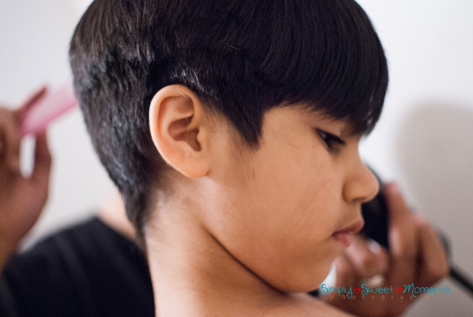 Nunez News: Nathan's hair cut {April 2013}