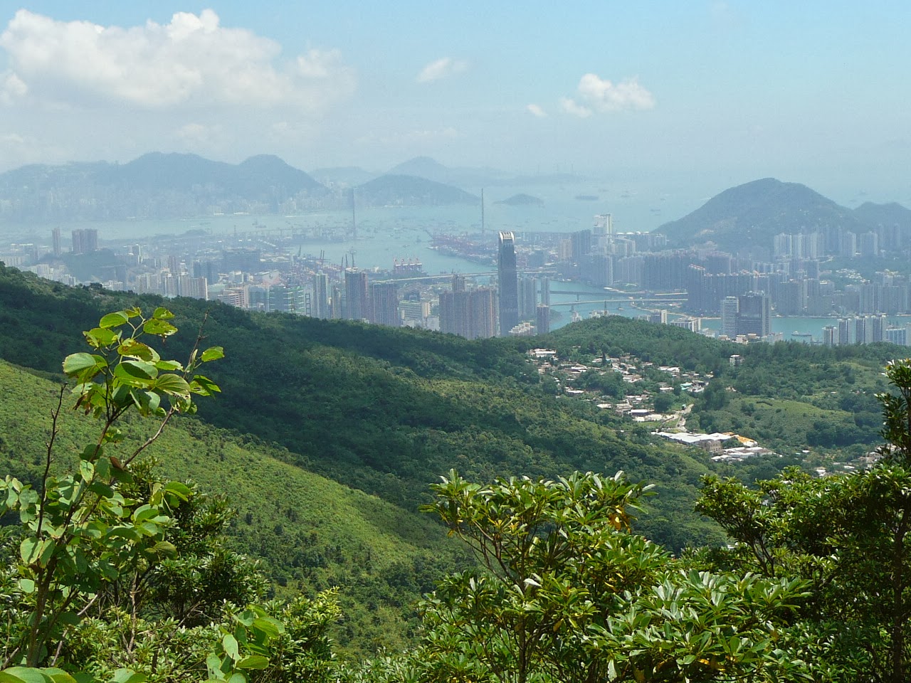 WEBS OF SIGNIFICANCE: A hike up Tai Mo Shan on a beautiful, blue sky ...