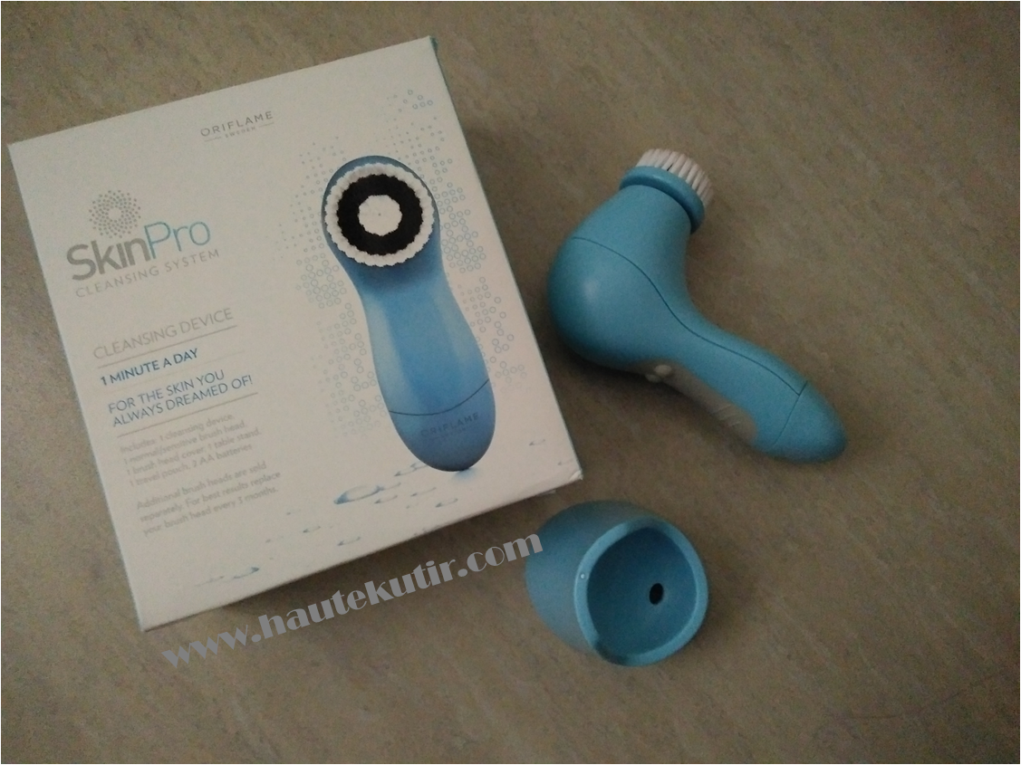 Oriflame Beauty SkinPro Facial Cleanser Device Review - Haute Kutir