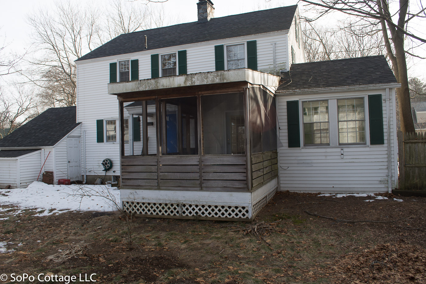 SoPo Cottage: Vintage Colonial - Dull and Drab to Sleek and Sophisticated