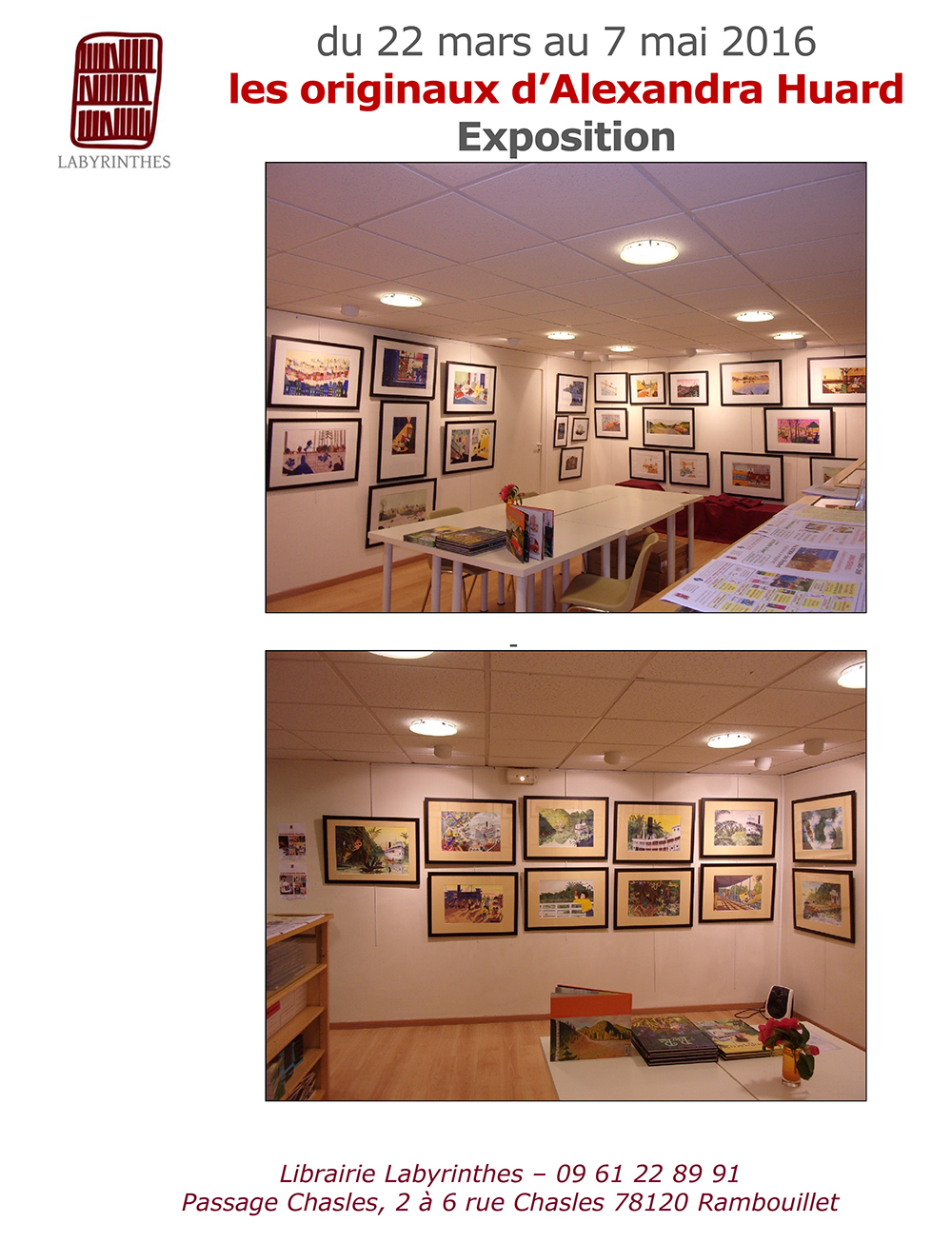 Alexandra Huard: EXPOSITION - VENTE gouaches originales / EXHIBITION ...