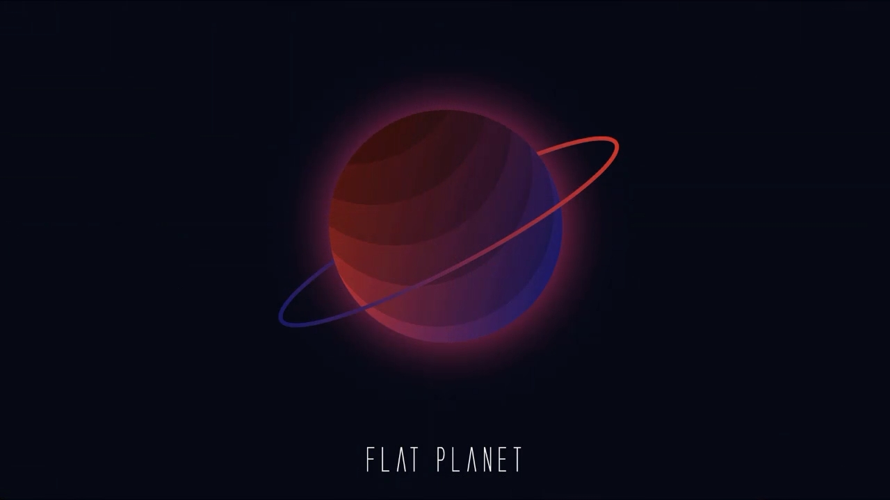 شرح تصميم Flat Planet باستخدام الاليستراتور