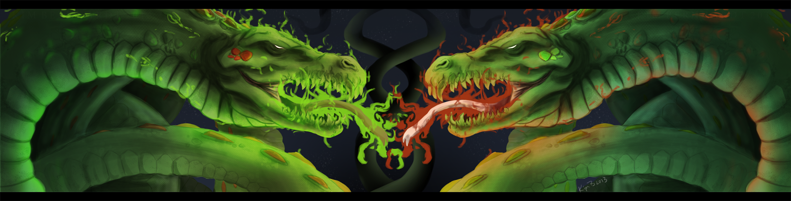 Kim's Sketchbook: Homestuck fanart - Cherub Serpents + WIP pics