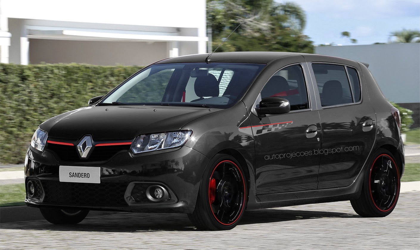 PROJEÇÃO: Renault Sandero GT Line 2015 | Auto Projeções