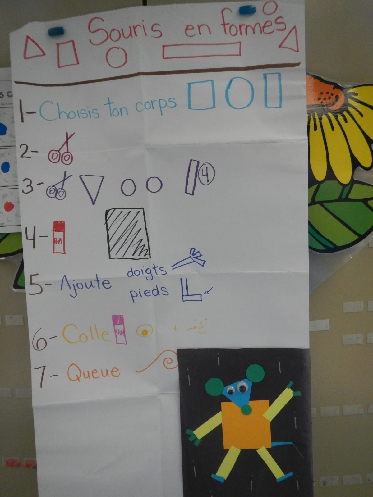 À la maternelle de Chantal: Formes géométriques et .... souris!