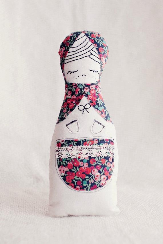 Matrioshka - papusi handmade - Nasturelul fermecat - jucarii handmade