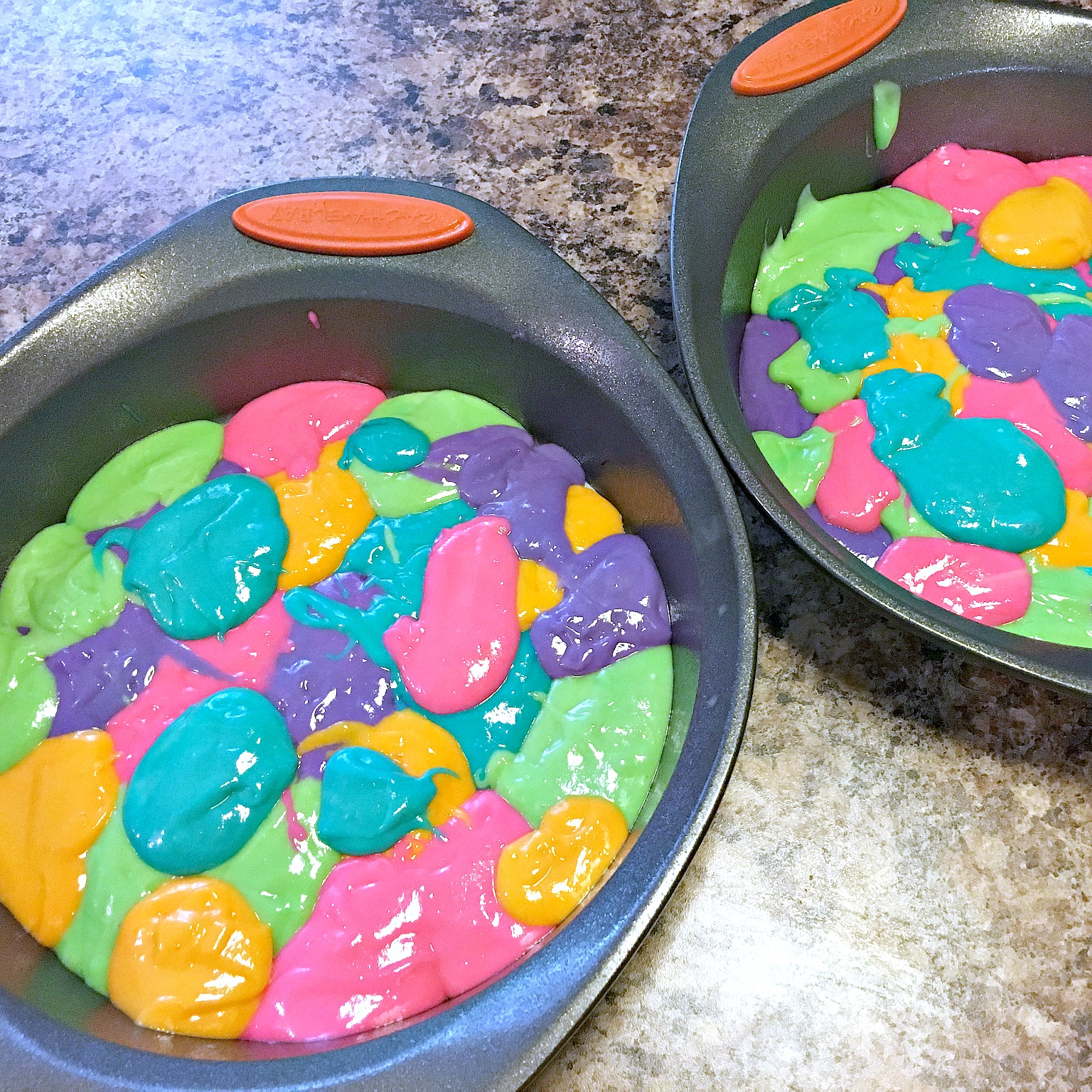 Life Under Clover: Color-Surprise Birthday Cake