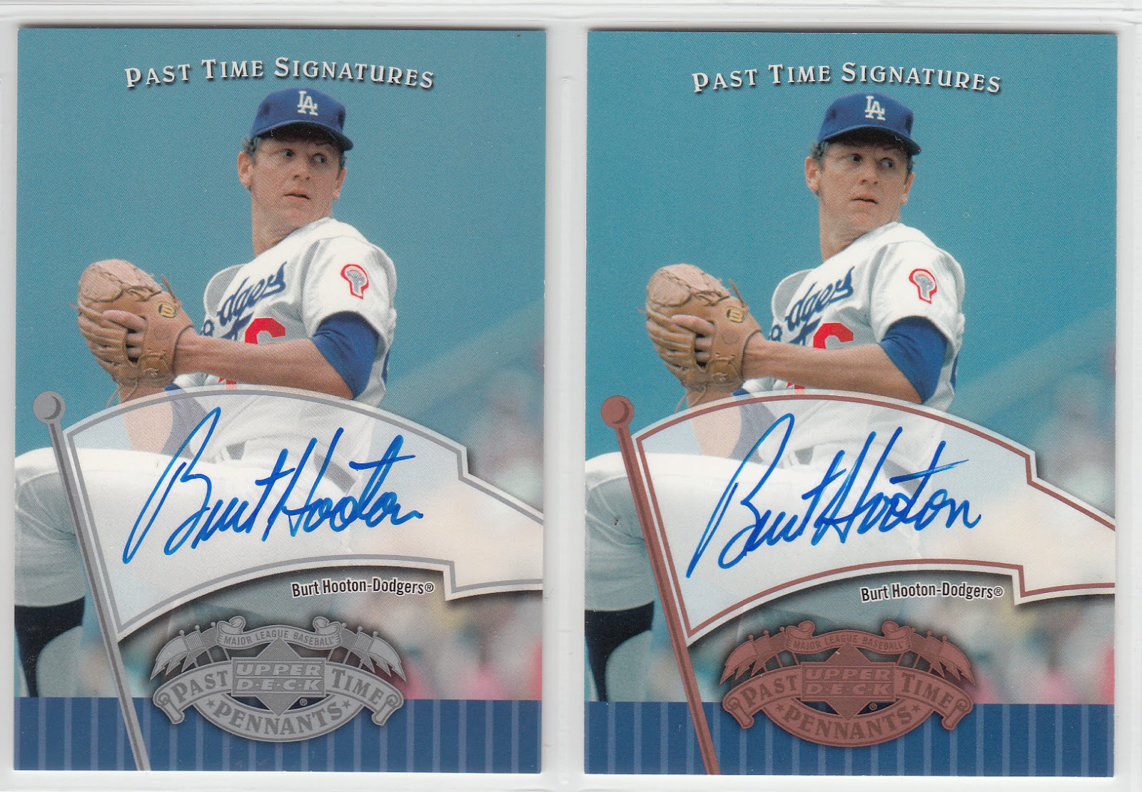 Dodgers Blue Heaven: Some Burt Hooton Autograph Cards