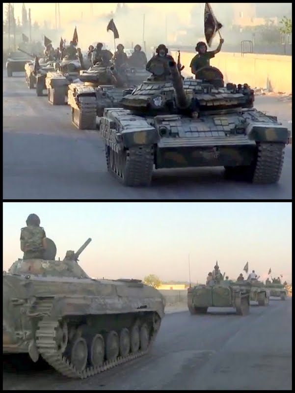 ArabSaga: Syrian rebel tanks roll into the frontline