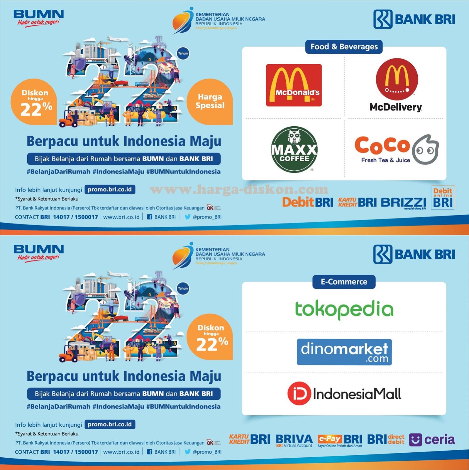 Promo Bank BRI Terbaru Spesial HUT BUMN