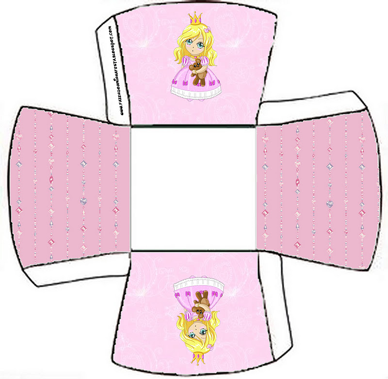 Blondie Princess: Free Printable Party Boxes. - Oh My Fiesta! in english