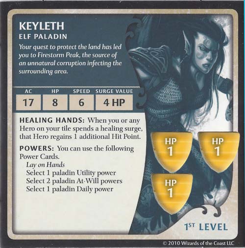 O'er the Misty Mountains Cold: Keyleth's second turn