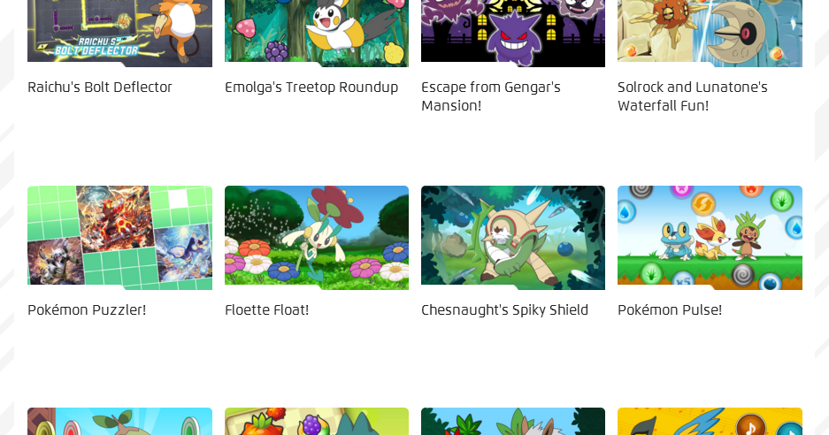 VGJUNK: THE WEB GAMES OF POKEMON.COM