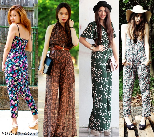 Ivete Mello: Modelos de macacões estampados