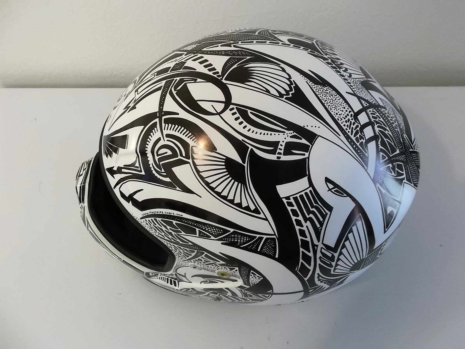 Pinstripe Chris: The Sharpie Helmet