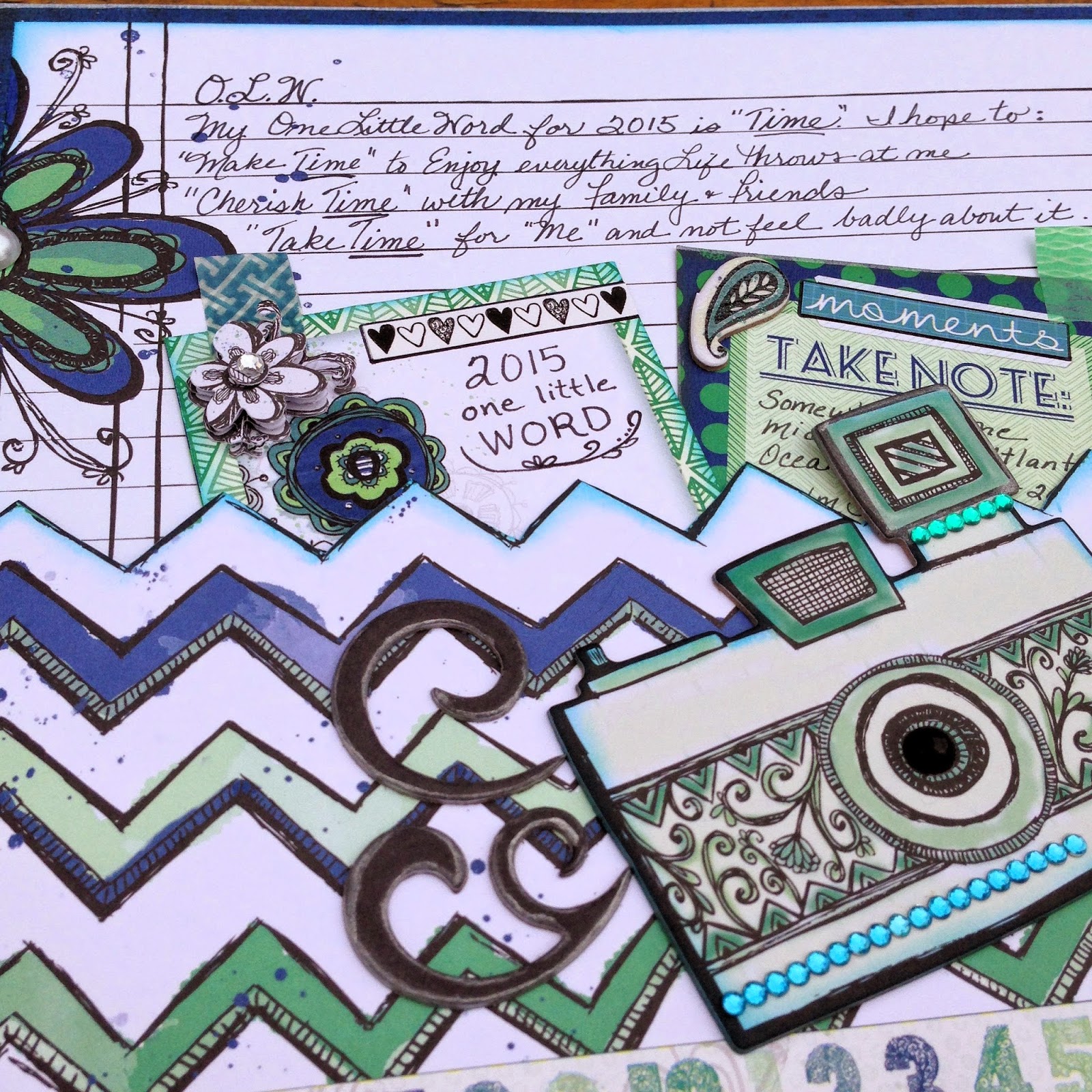 For the Love of Paper!: Challenge YOUrself # 14 - "One Word"