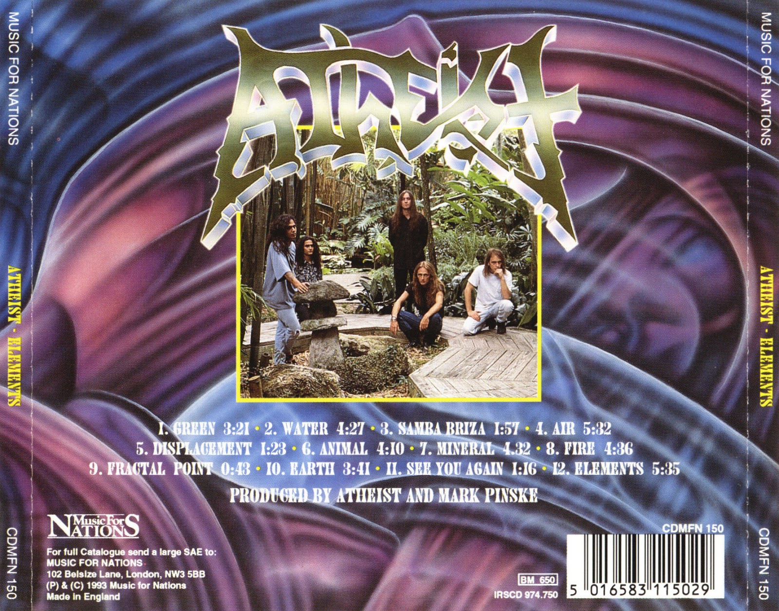 Nightmare be thy Name: Atheist - Elements (1993)