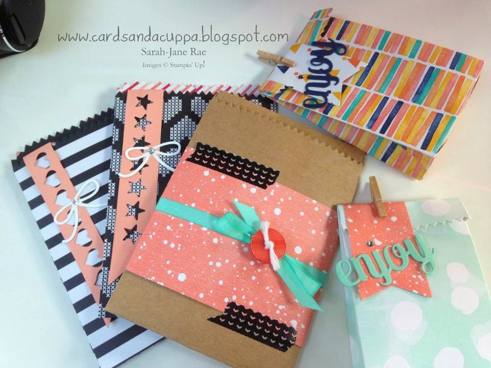 Sarah-Jane Rae cardsandacuppa: Stampin' Up! UK Order Online 24/7: Three Ways with Mini Treat Bag ...