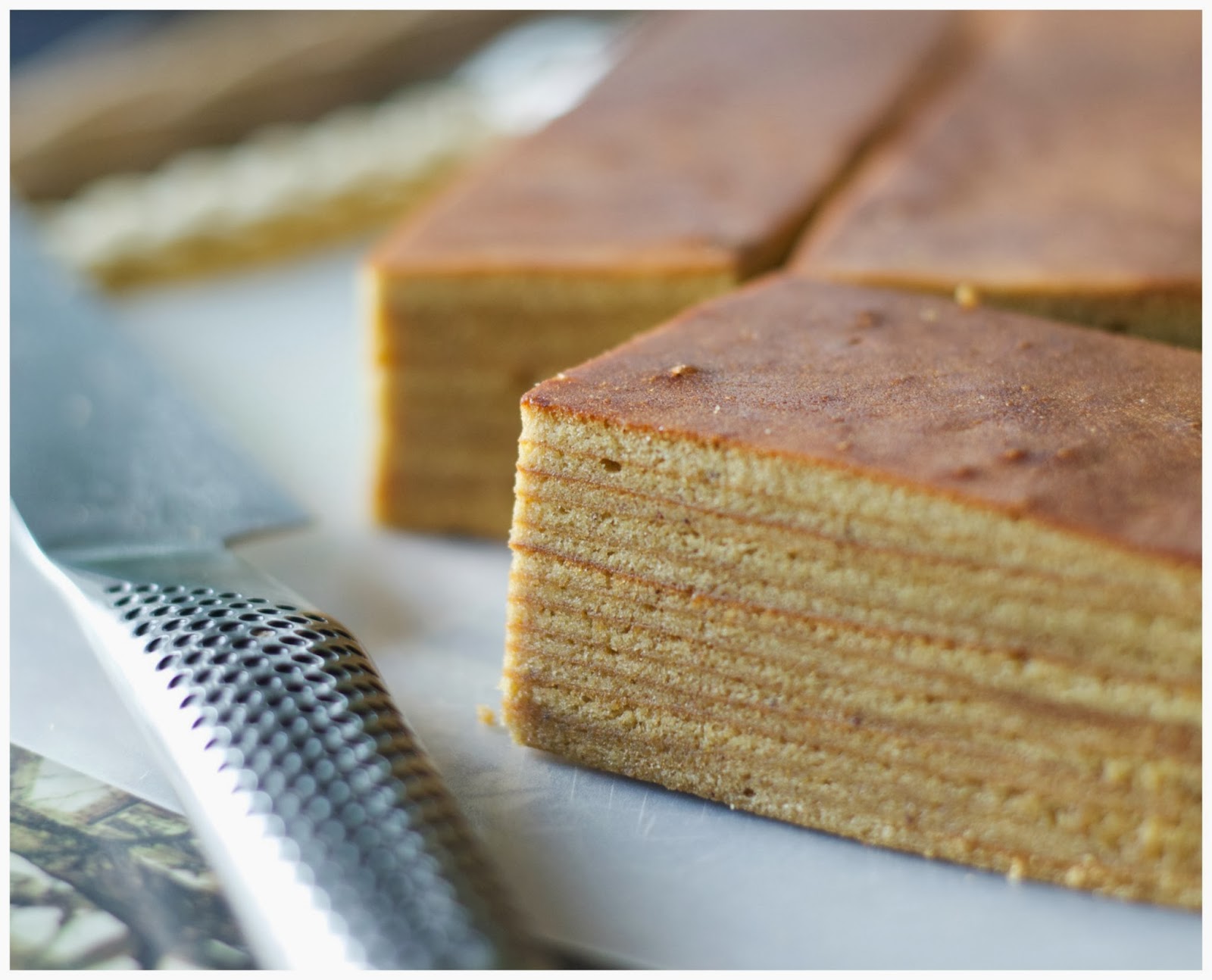Indonesian Medan Food: Lapis Legit (Spiced Layered Cake)