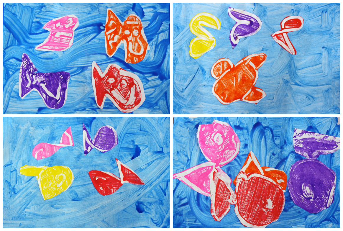 Art With Mr Hall: Fish Finger Prints