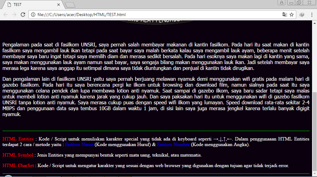 TUGAS WEEK 1 - PEMROGRAMAN WEB 1 ~ Zacky Eka Putra