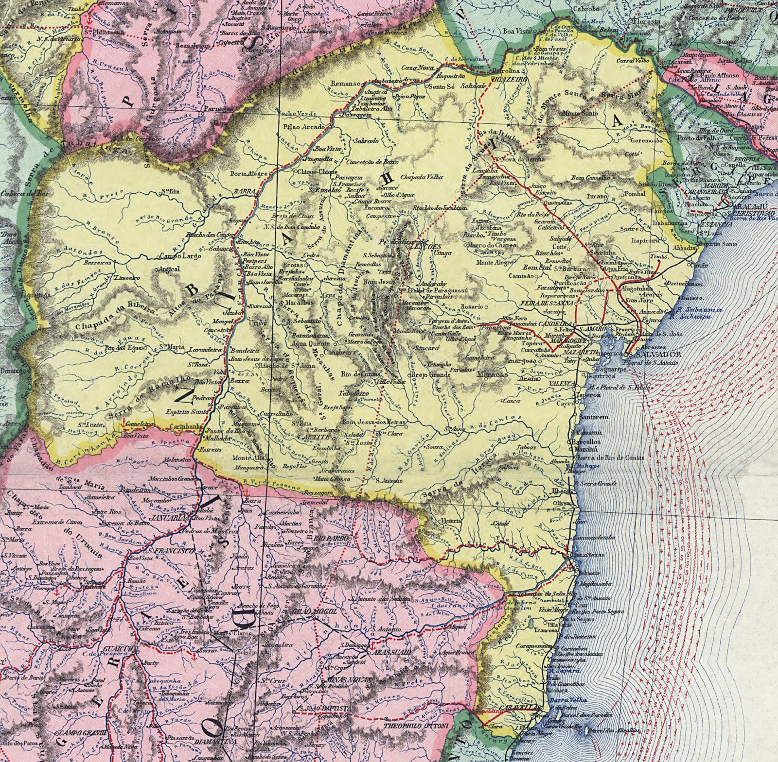 Mapas do Estado da Bahia