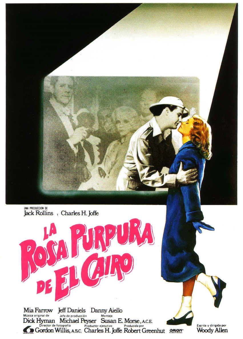 asalto visual: La rosa púrpura del Cairo: Allen y el cine