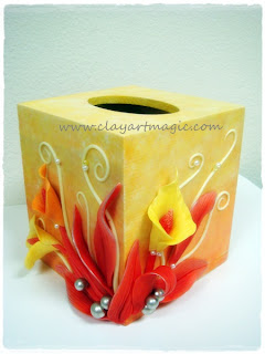 Clay Art Magic: Tissue boxes
