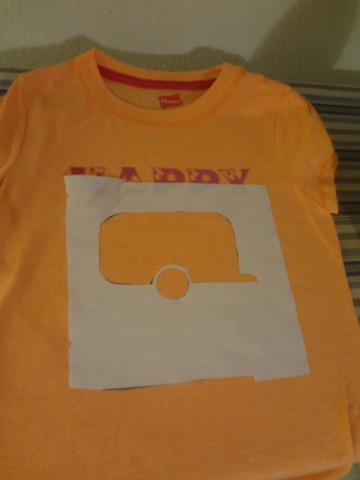 The Busy Broad: DIY Custom Shirts Using Freezer Paper