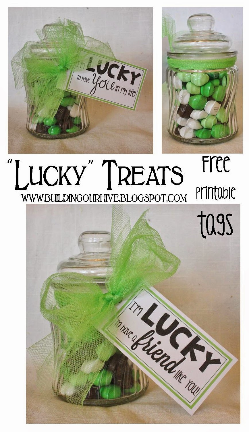 "Lucky" Treats and printable Tags