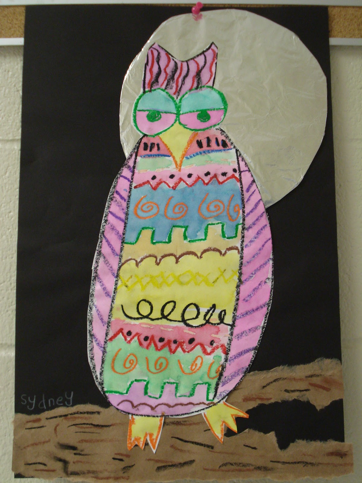 COLOR for EVERYONE: Mixed Media Owls-Second Grade