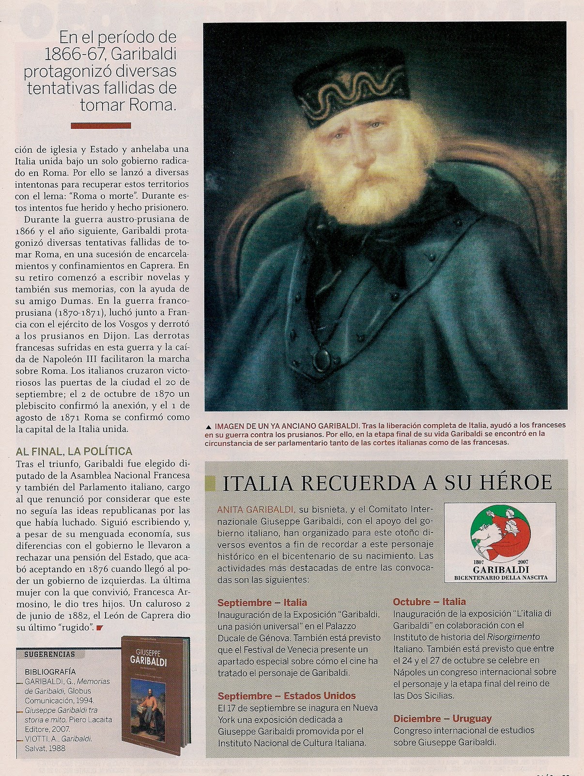 Javier Coria: GARIBALDI: EL HÉROE DE DOS MUNDOS (III)