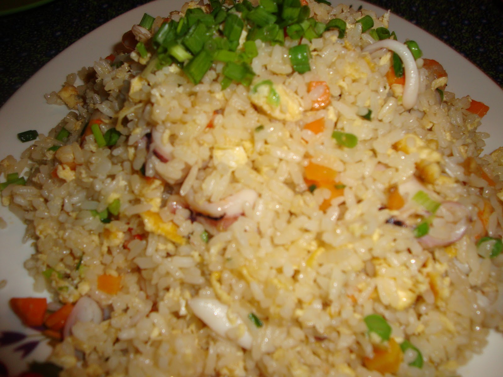 Food in Cambodia and Cuisine in Cambodia: Seafood Fried Rice