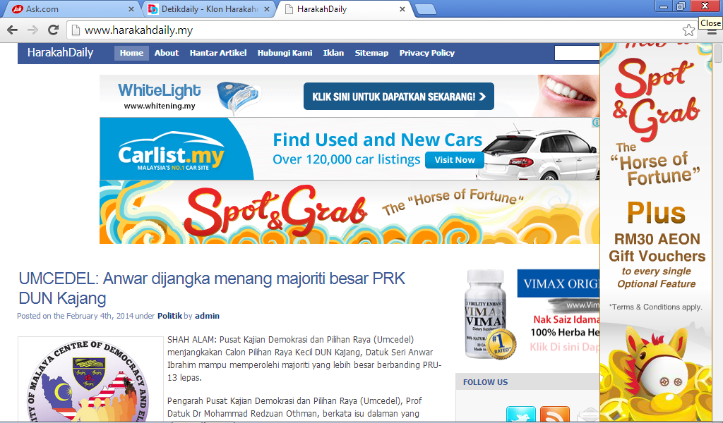 Harakah daily palsu sudah wujud berhati-hatilah | bicara dunia