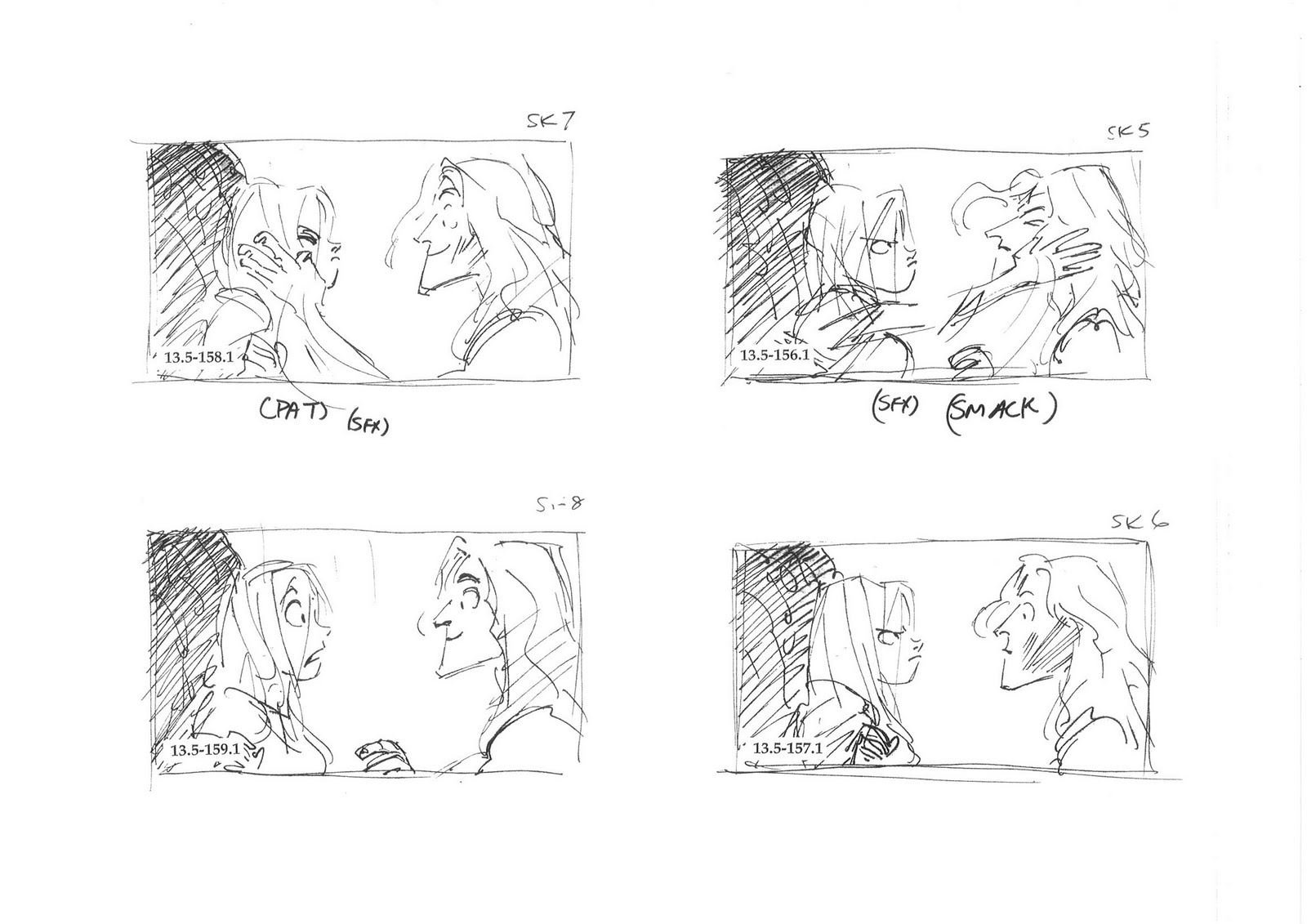 Living Lines Library: Tarzan - Storyboards, Storyboard Sketches