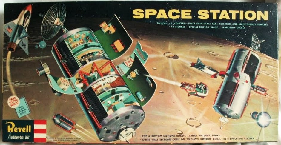 Philosophy of Science Portal: Vintage model kits...space oriented
