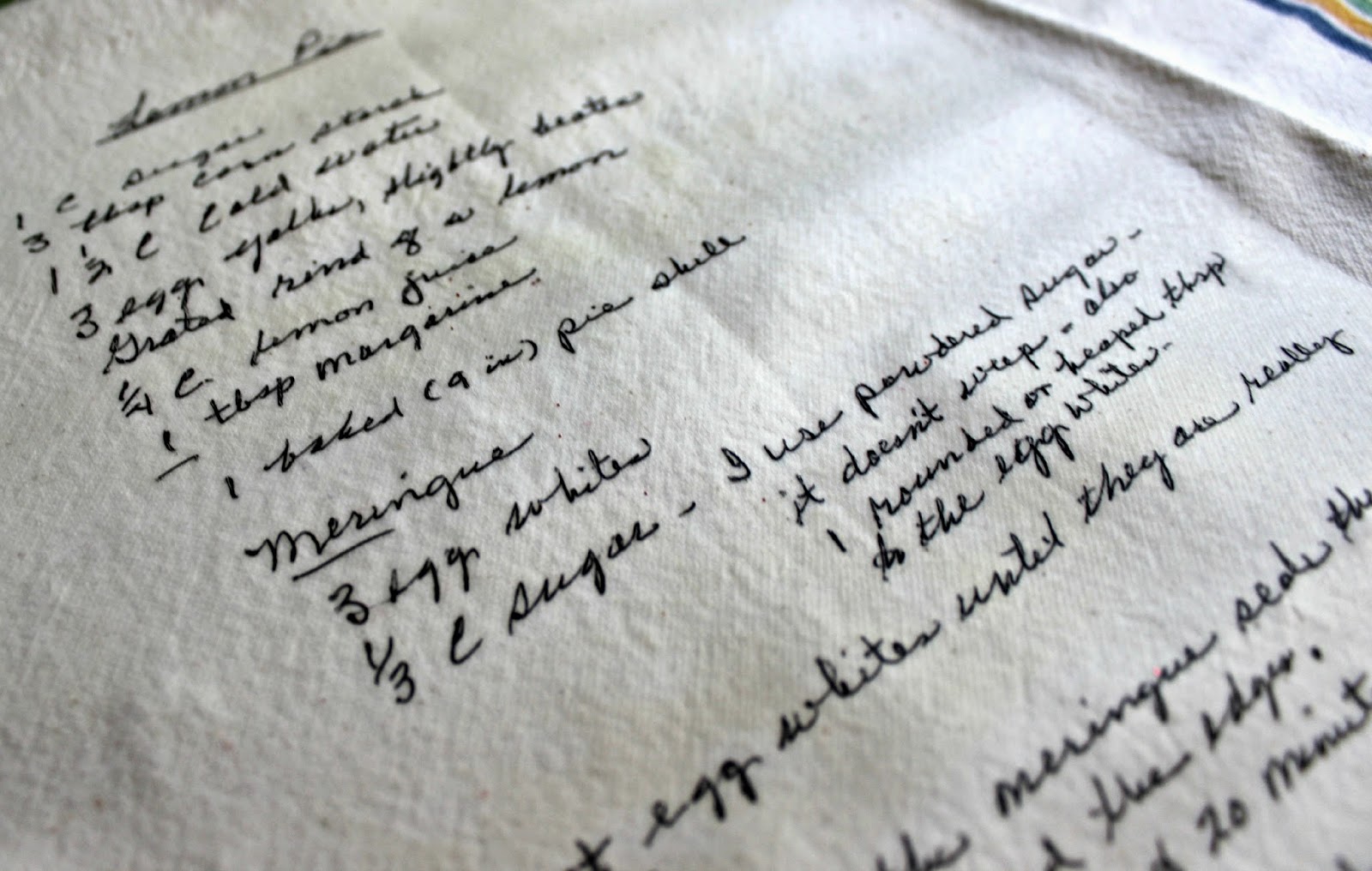 Kutz, Paper, Scissors: Personalized Gift Box - Handwritten Recipe Dish ...