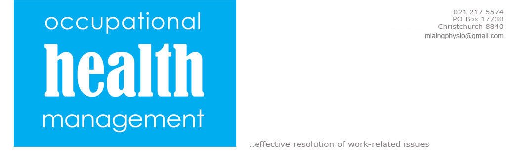 Occupational Health Management