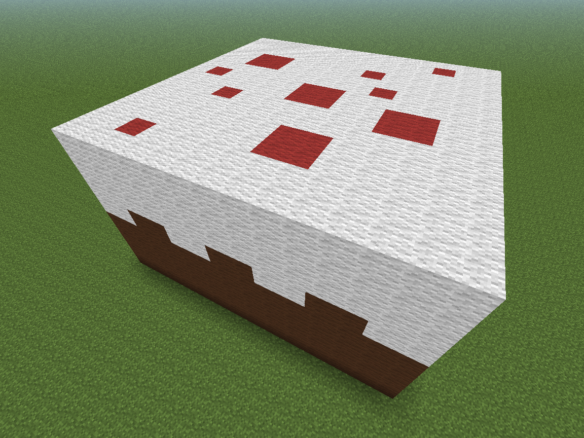 The c00kie Factory: Paint Cakes - Gâteau Minecraft