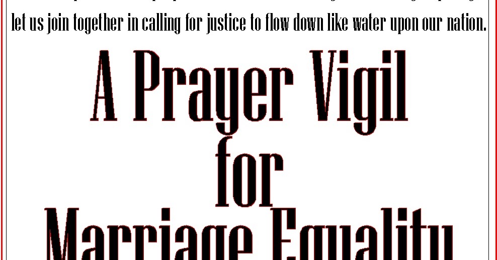 It's Only A Northern Blog: Praying for Marriage Equality in NYC