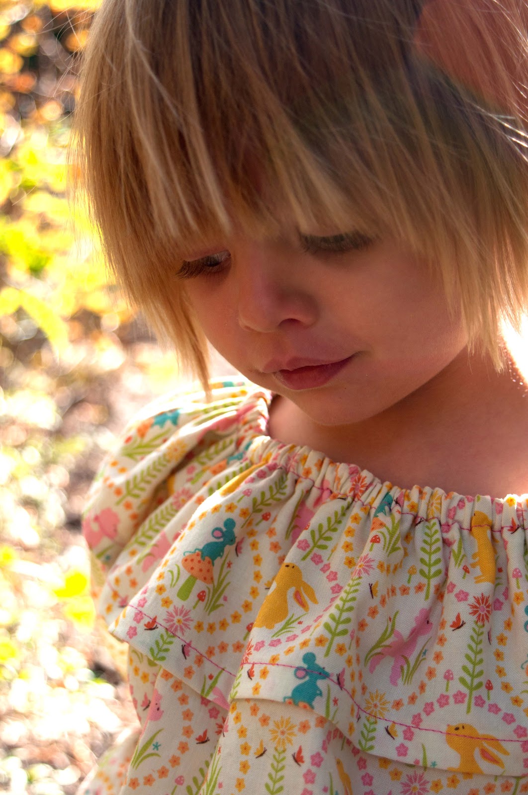 Aesthetic Nest: Sewing: Prairie Blouse and Pants for Tess (Pattern soon...)